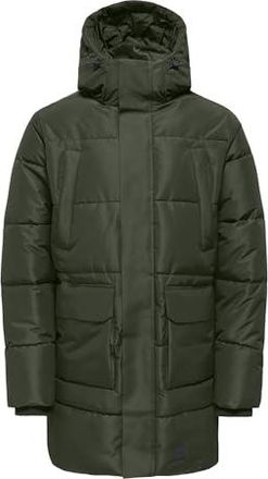 Only & Sons Onscam OTW Noos Parka pour Homme, Forest Night, X_s