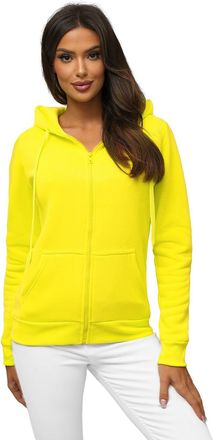 OZONEE Damen Kapuzenpullover Sweatjacke Sweatshirt Farbvarianten Kapuzenjacke Kapuzenpulli Langarm Kapuze Hoodie Sport Style Casual Fitness Basic Training 77