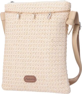 Ant&oacute;nio Damen Bast Tasche S beige