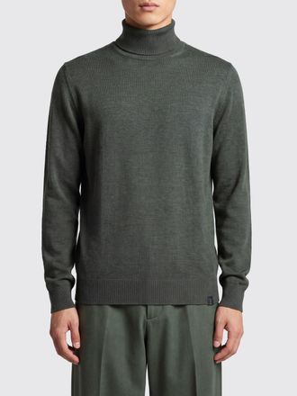 Fay Rollkragenpullover aus reiner Schurwolle mit geripptem Kragen