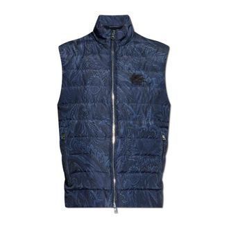 Etro Weste mit gesteppter Vorderseite - - Jackets - Herren - Blau - 2XL
