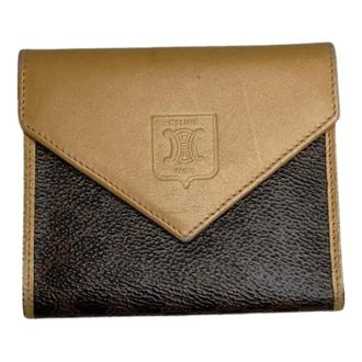 Celine Portefeuille en cuir Pre-owned - Femme - Pre-owned - Brun - Taille: ONE Size