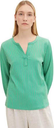 Tom Tailor Damen Longsleeve im Blusen-Style