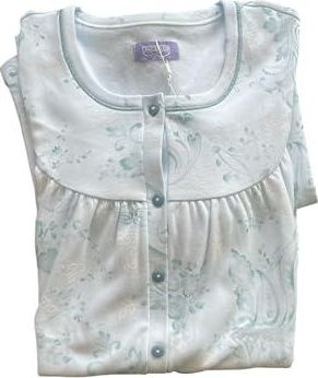 Linclalor Chemise de nuit &agrave; manches longues S&eacute;raphin Raglan, Bleu ciel, 50