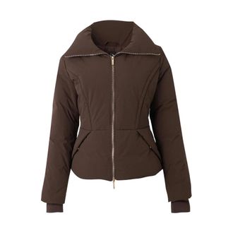 A|X Armani Exchange Daunenjacke mit Rei&szlig;verschluss - - Jackets - Damen - Braun - M