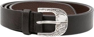 Orciani Femme, Accessoires, Brun, Taille: 85 CM Ceinture Baroque Lagoon