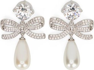 Self Portrait Femme, Accessoires, Gris, Taille: ONE Size Earrings