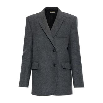 The Mannei Wollblazer mit Einzelschlitz - - Jackets - Damen - Grau - M