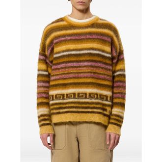 Isabel Marant Striped Virgin Wool Sweater - Yellow