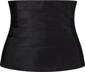 Thom Browne Korsett mit Schnürung - Schwarz