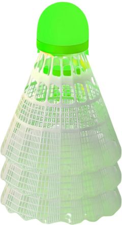 Generic 7x7x15CM Badminton-Federb&auml;lle - 3-teiliger Nylon-Trainer, Winddicht Leuchtend | Leuchtender Nacht-Badminton, Im Dunkeln Leuchtender Federball, Hinterh