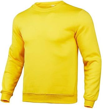 Generic Hauts en polaire pour homme - Chemise thermique décontractée pour homme - Sweat-shirt décontracté à col rond - Vêtements de rue pour homme - Pour la v