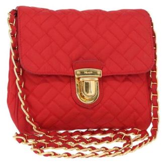 Prada Pre-owned Nylon Cross Body Bag - - Pre-owned - Damen - Rot - ONE SIZE