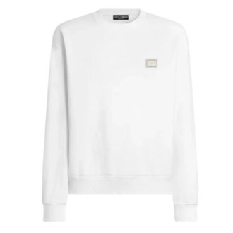 Dolce & Gabbana Herren, Sweatshirts & Hoodies, Wei&szlig;, MGr&ouml;&szlig;e