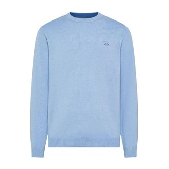 Sun 68 Pull en Laine Chaude - Homme - Pulls - Bleu - Taille: XL