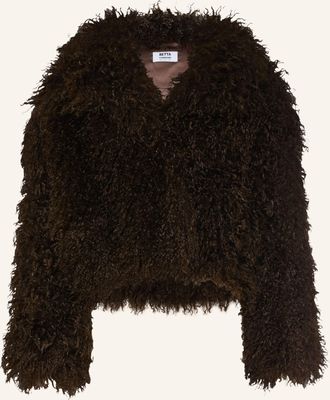 Betta Corradi Betta Corradi Kunstfell-Jacke braun
