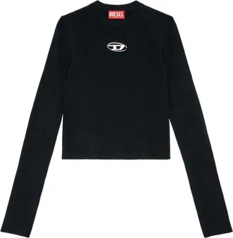 Diesel Femme, Pulls, Noir, Taille: 36 FR Diesel Clothing