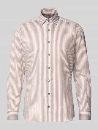 Olymp Level 5 Slim Fit Businesshemd aus Baumwoll-Mix mit Haifischkragen
