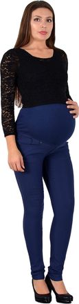 ESRA Schwangerschaftshose Umstandshose Hose für Schwangerschaft Skinny Maternity Hose J530