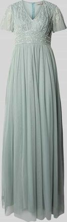 Christian Berg Cocktail Abendkleid mit Paillettenbesatz