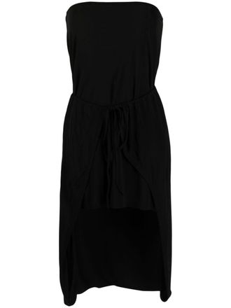 Maison Margiela Kleid mit Streifen - Schwarz