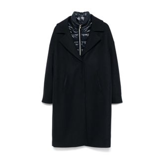 Herno Padded Collar Coat - - Coats - Damen - Blau - XL