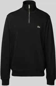 Lacoste Regular Fit Troyer aus reiner Baumwolle