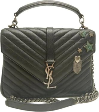 Saint Laurent Pre-owned 428056 Sac bandouli&egrave;re - Femme - Pre-owned - Noir - Taille: ONE Size