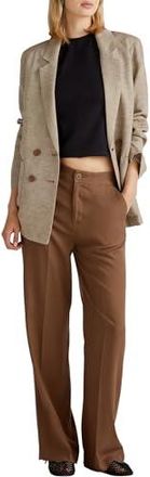 Benetton Pantalone 4t91df099, Marron 0b1, 38 Femmes