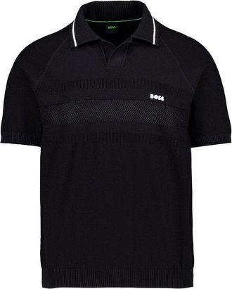 HUGO BOSS Herren Polo-Shirt schwarz