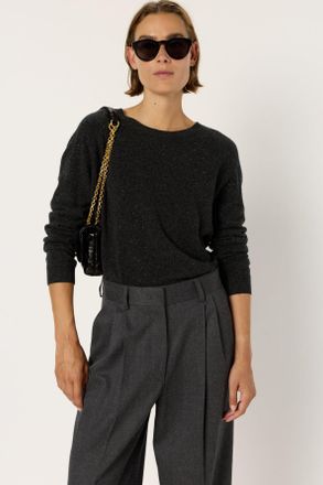 Gerard Darel Pull en laine &agrave; strass - EUGENIA - Gris moyen
