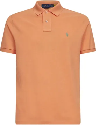 Polo Ralph Lauren Homme, Tops, Orange, Taille: XL Polo Slim-Fit Personnalis&eacute;