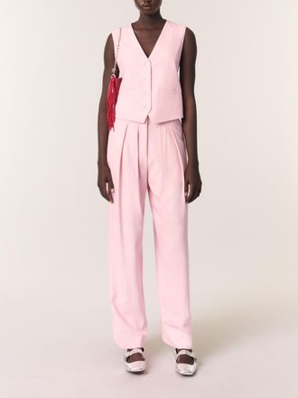 Maje Veston De Tailleur - Rose - Taille 34 - Maje
