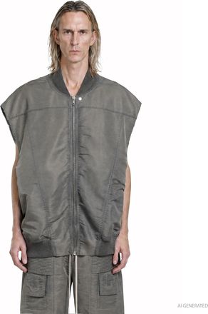 Rick Owens Tower Jumbo Sleeveless Flight Vest