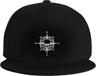 Generic Cr&acirc;ne Rose des Vents Homme Femme Chapeaux Pare-Soleil R&eacute;glable Strapback Cap Respirant Casquette De Baseball pour Golf Adulte Hip Pop