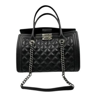Chanel Pre-owned Boy Shoulder Bag - - Pre-owned - Damen - Schwarzk - ONE SIZE