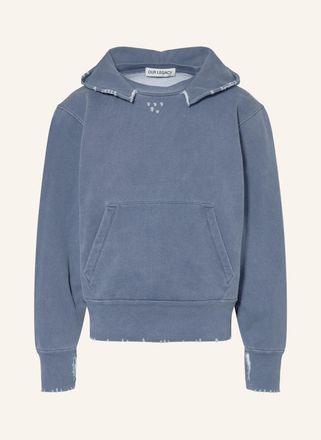 Our Legacy Our Legacy Hoodie Relic blau