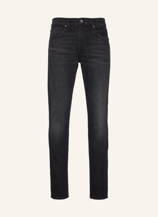 7 For All Mankind Jeans Slimmy Tapered Skinny Fit schwarz