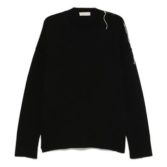 Paura Pull col rond Riccione - Homme - Pulls - Noir - Taille: XL