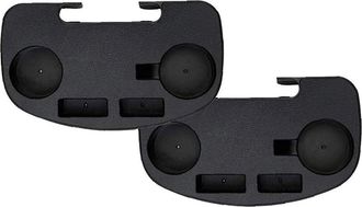 Generic Clip auf Beistelltisch, Seitenplatte für Stuhl, aus Kunststoff, mit Getränkehalter für Liegestuhl, 2 seitliche Ablagen für Stühle, professionell