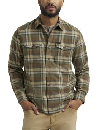Wrangler Herren Langarmshirt, Thymian Plaid (Flanell), XL