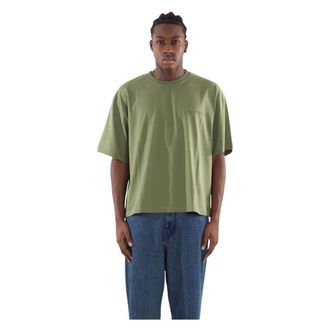 Garment Workshop Garment Workshop, Homme, Tops, Vert, Taille: XL Tee Box Classique