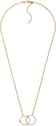 Emporio Armani Mens 2 tone Stainless Steel with lobster clasp closure Pendant necklace