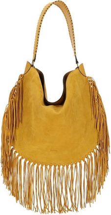 Isabel Marant Isabel Marant Hobo Bags - Oksan Soft Medium Bag - Yellow - Gr. unisize - in Gelb - f&uuml;r Damen