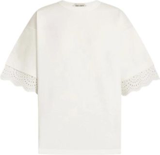 Alberta Ferretti Femme, Tops, Blanc, Taille: 38 FR T-Chemises