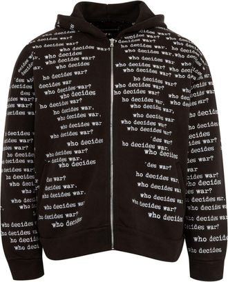 Who Decides War by Ev Bravado Scripture Kapuzenjacke - Schwarz