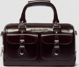 Dr. Martens Top Handle Rub Off Leder Tasche in Rot