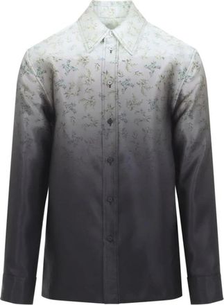 Jil Sander Homme, Chemises, Vert, Taille: XL Chemise Boutonn&eacute;e &agrave; Imprim&eacute; Floral
