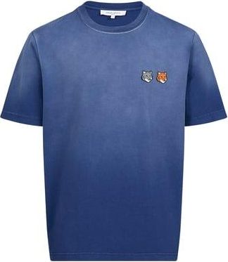 Maison Kitsun&eacute; Tee-shirt droit col rond en coton