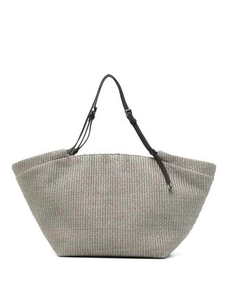 Brunello Cucinelli Schultertasche - Wei&szlig;
